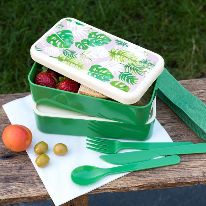 Tropical Palm Bento Box – The Butterfly and Bee Gift and Homeware
